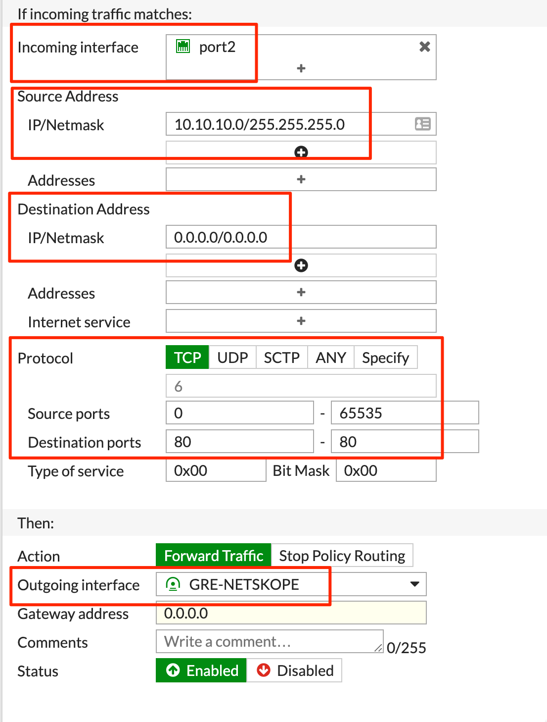 Netskope GRE with Fortinet FortiGate - Netskope Knowledge Portal