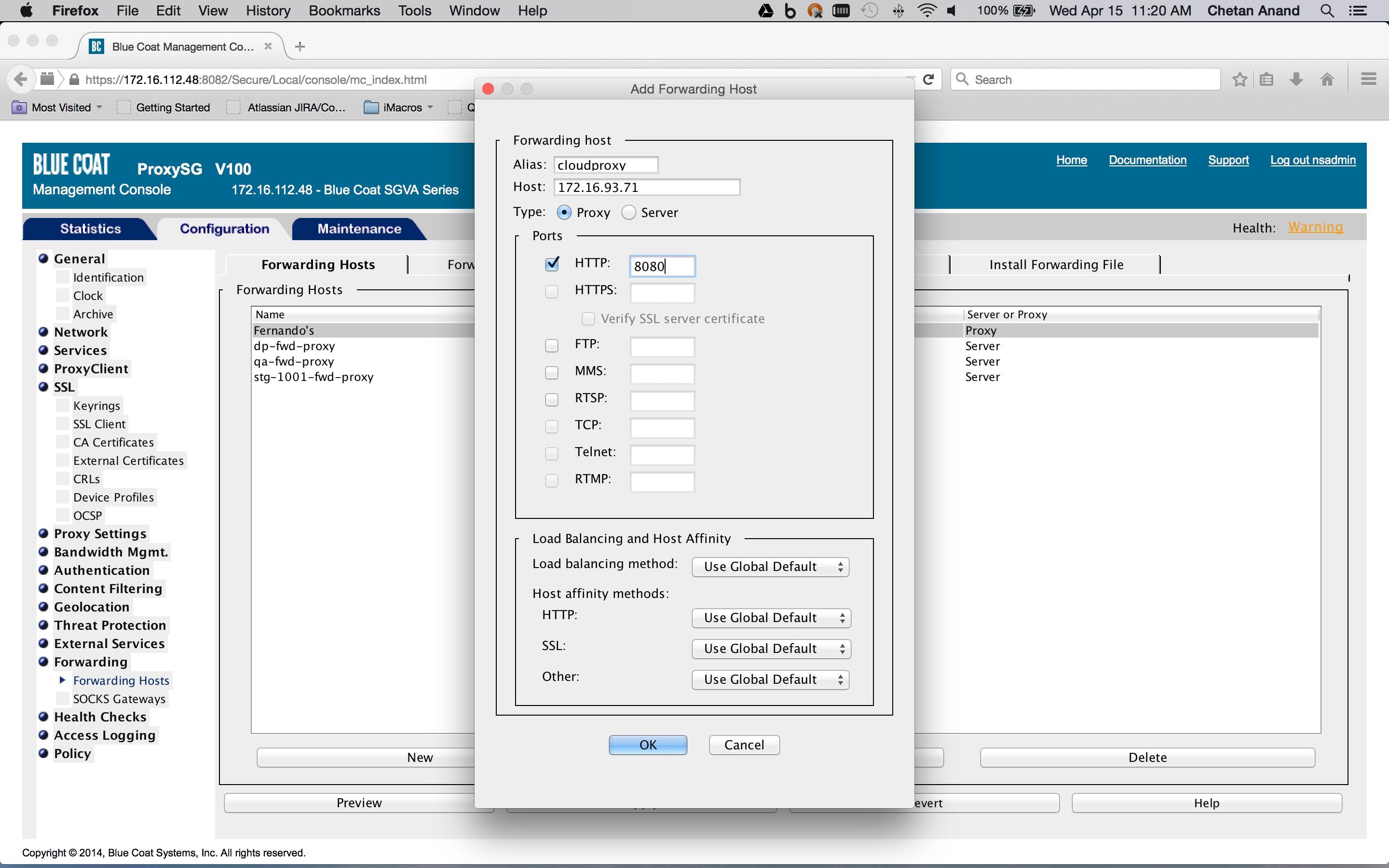 Configure Blue Coat for Proxy Chaining - Netskope Knowledge Portal