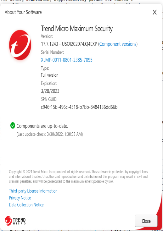 Trend Micro Maximum Security - Netskope Knowledge Portal