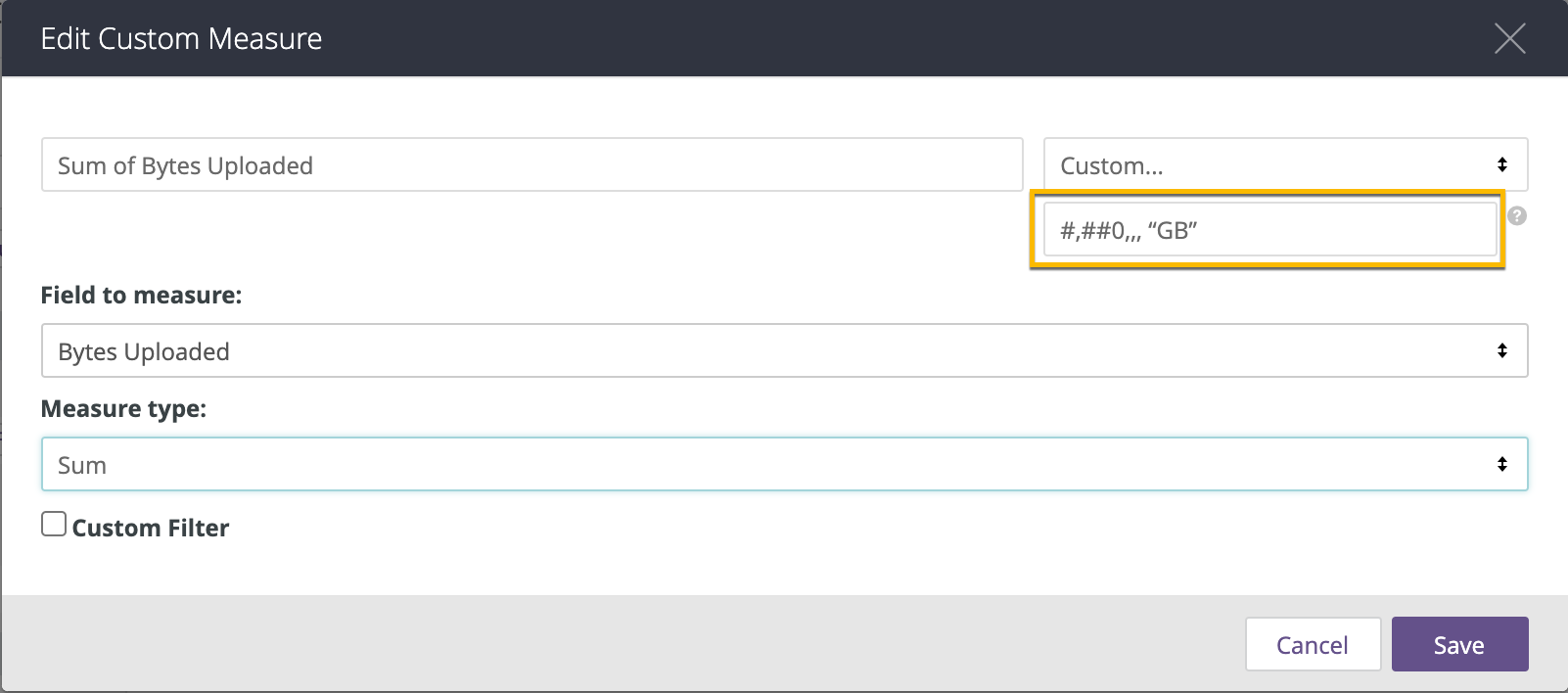Adding Custom Formatting to Numeric Fields - Netskope Knowledge Portal