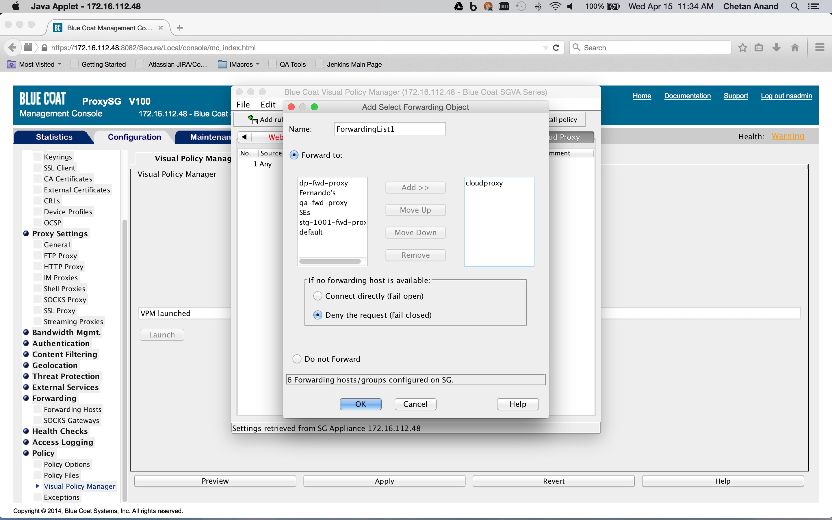 Configure Blue Coat for Proxy Chaining - Netskope Knowledge Portal