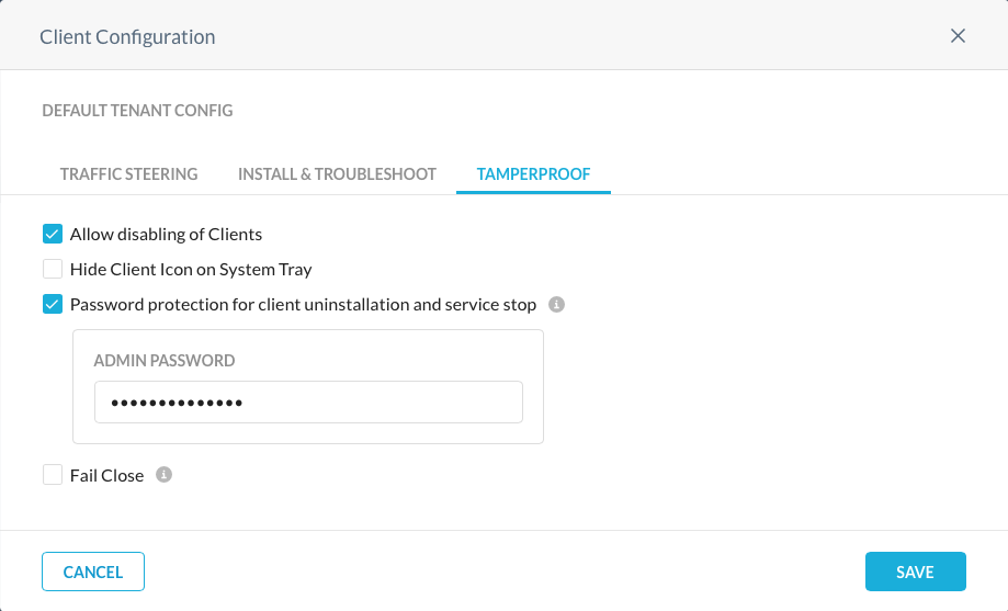 Configure Netskope Client Settings - Netskope Knowledge Portal