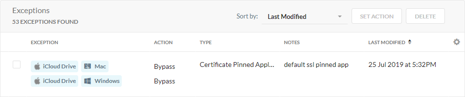 Adding Exceptions - Netskope Knowledge Portal