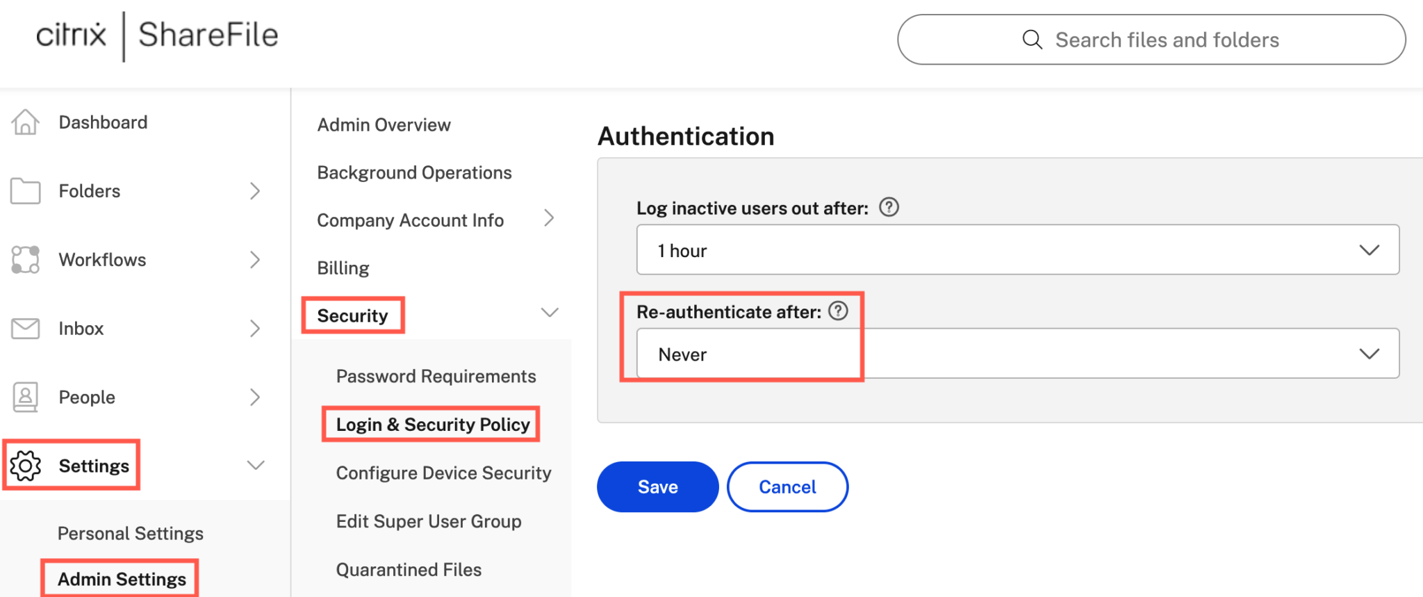 Configure Citrix ShareFile for the Next Generation API Data Protection ...