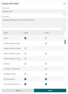 Integrating CrowdStrike for EDR - Netskope Knowledge Portal