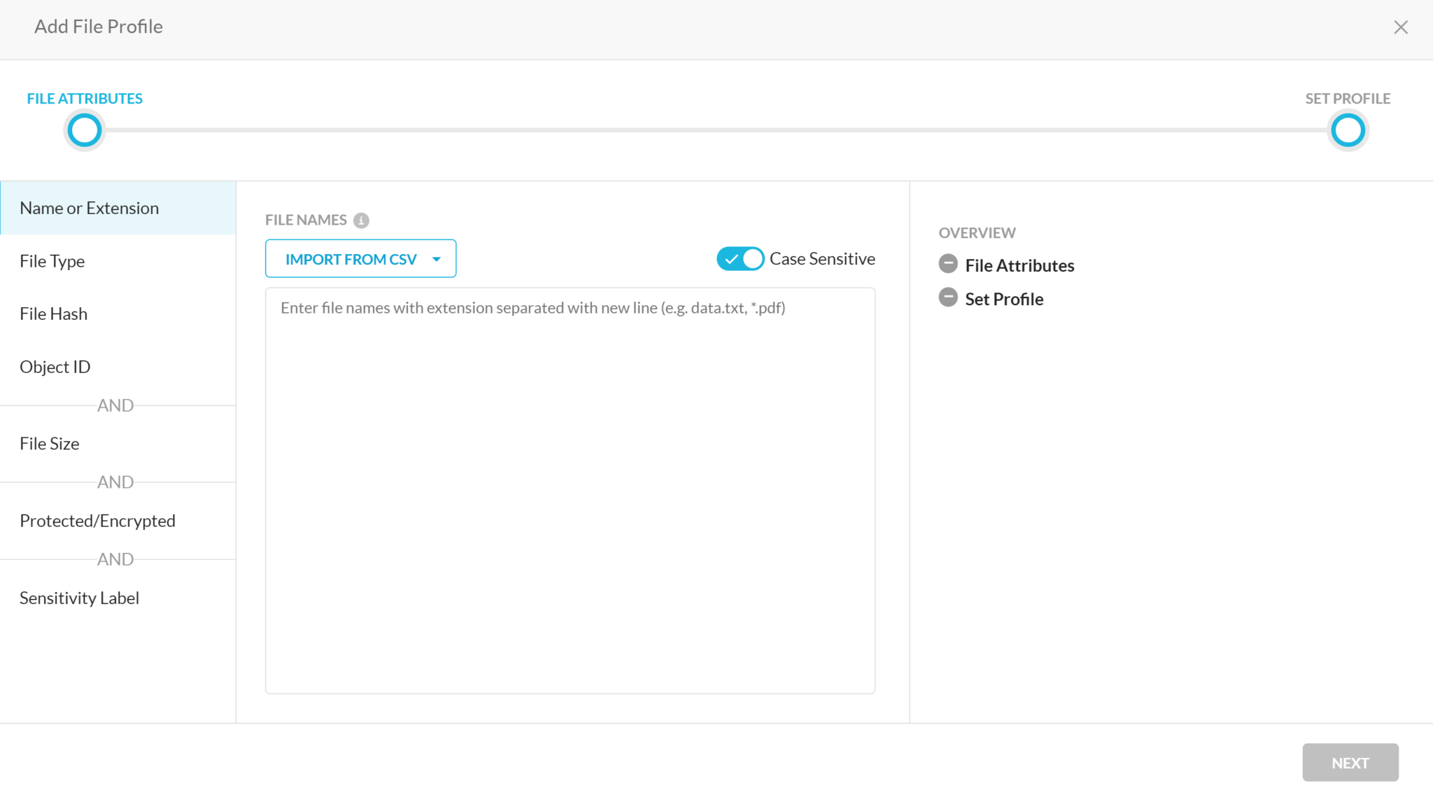 File Profile - Netskope Knowledge Portal