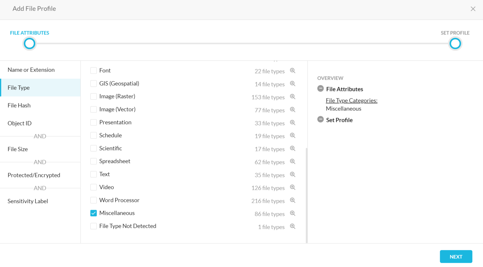 File Profile - Netskope Knowledge Portal