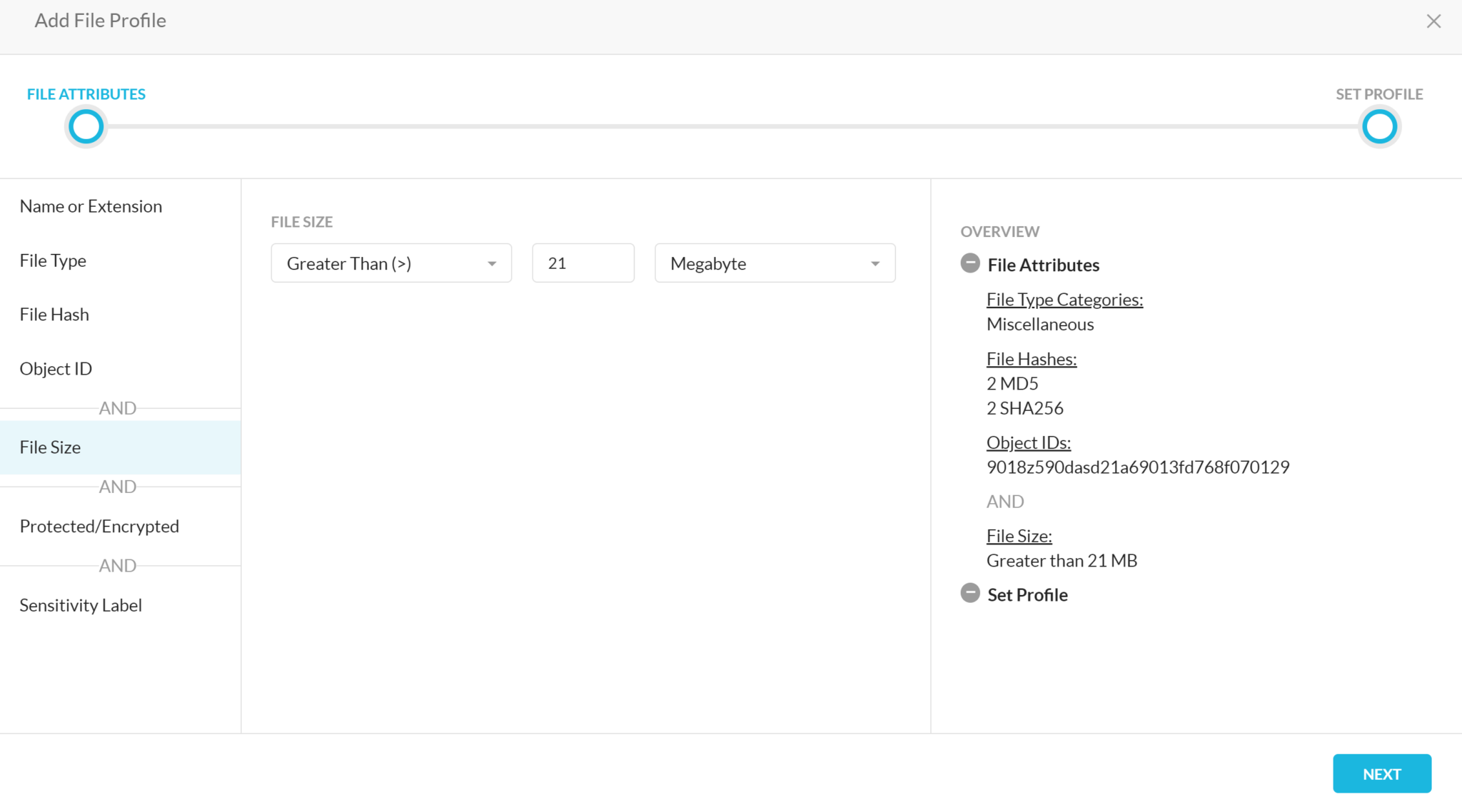 File Profile - Netskope Knowledge Portal