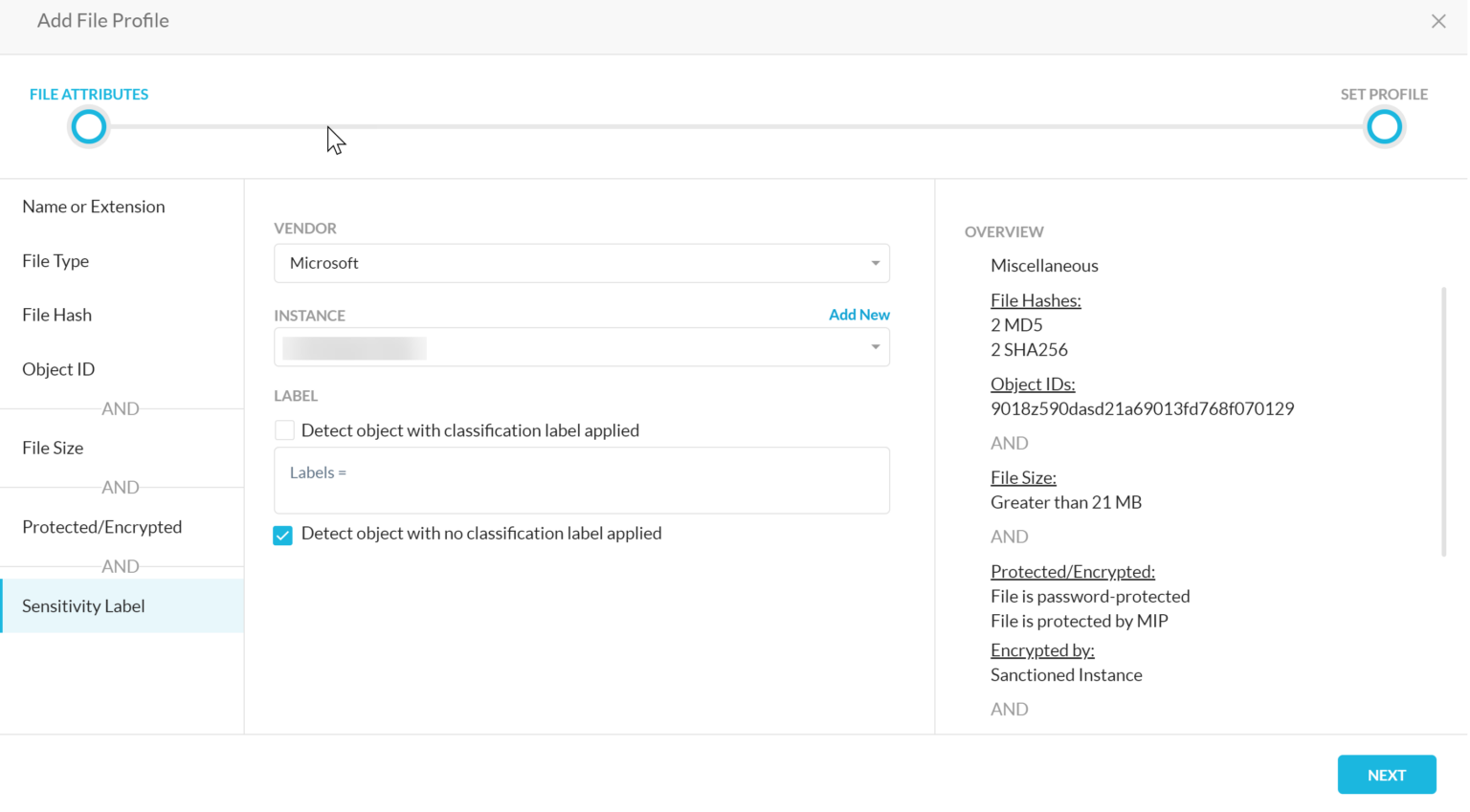 File Profile - Netskope Knowledge Portal