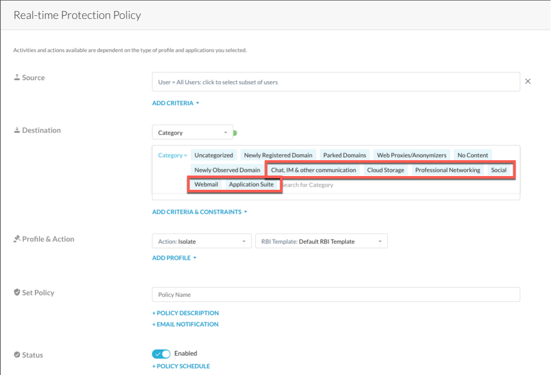 Extended RBI - Netskope Knowledge Portal
