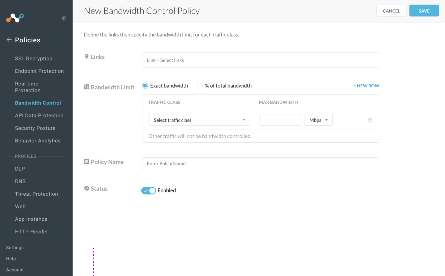 Bandwidth Control - Netskope Knowledge Portal