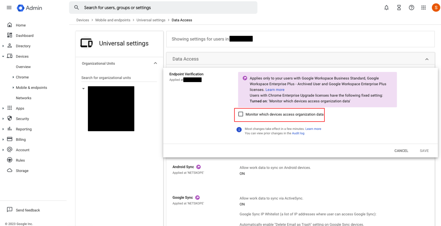 Create Context-Aware Access Policies - Netskope Knowledge Portal