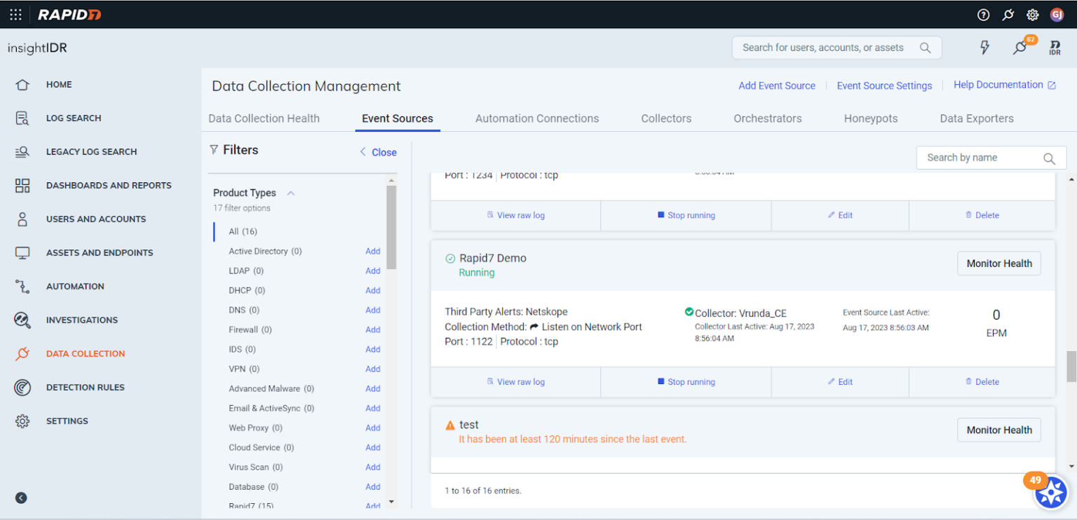 Rapid7 Plugin for Log Shipper - Netskope Knowledge Portal