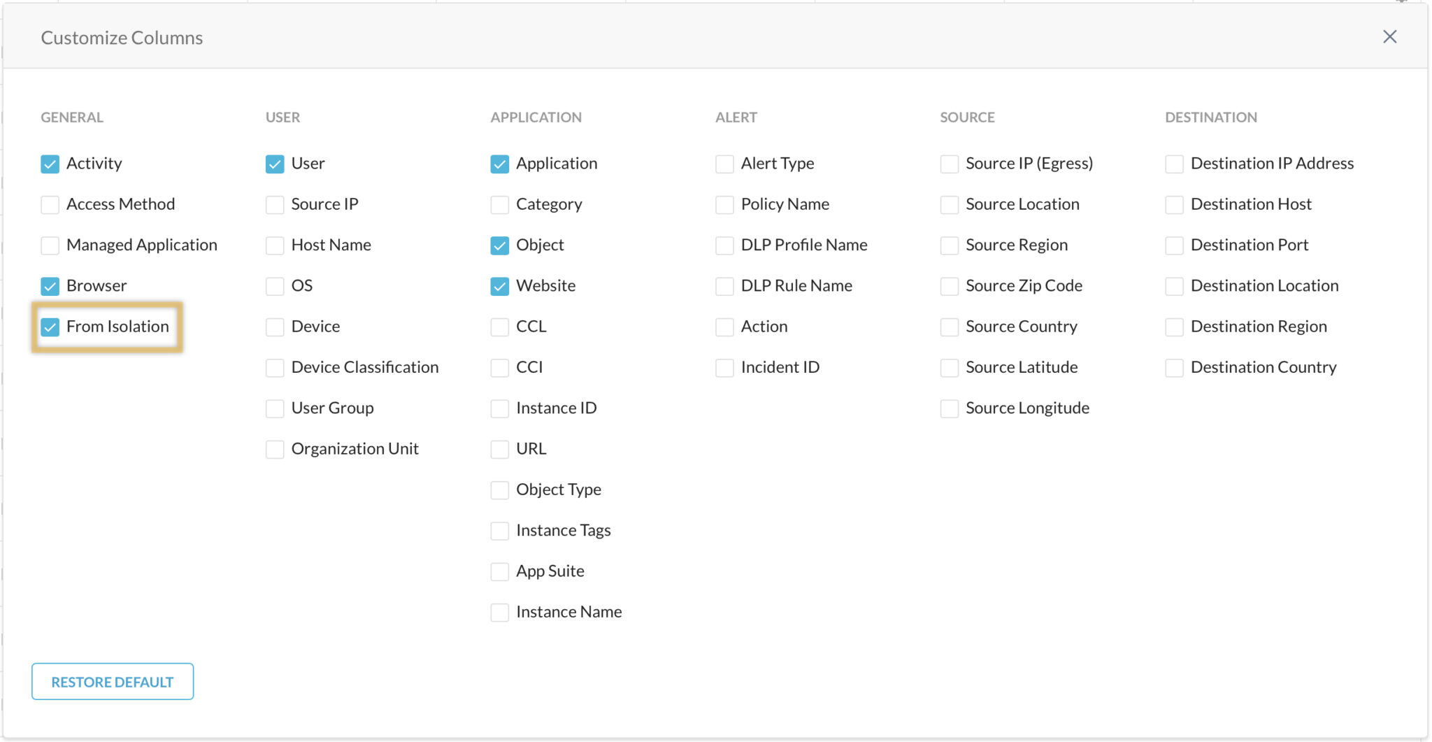 Threat and Data Protection for RBI - Netskope Knowledge Portal
