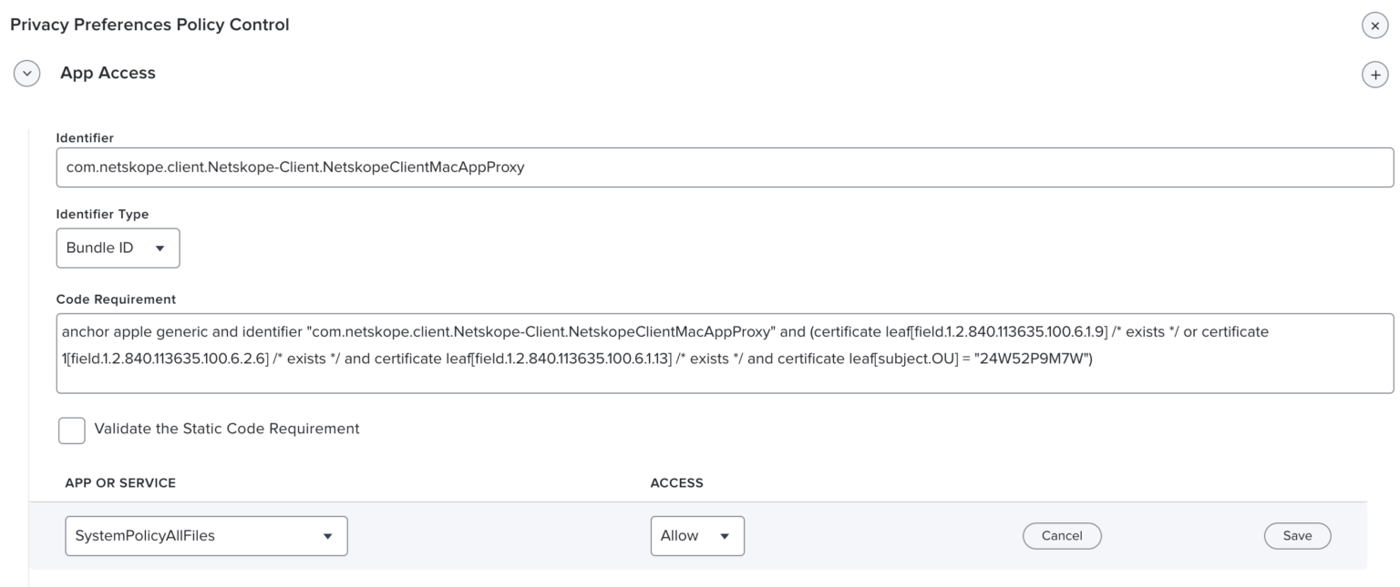 Deploy Client on MacOS Using Jamf Pro - Netskope Knowledge Portal