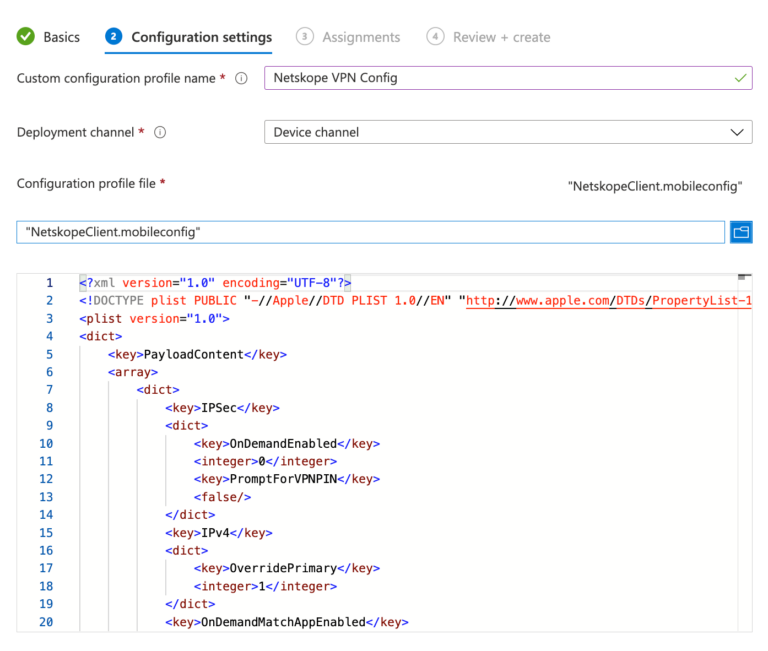 Deploy Client On Macos Using Intune Netskope Knowledge Portal