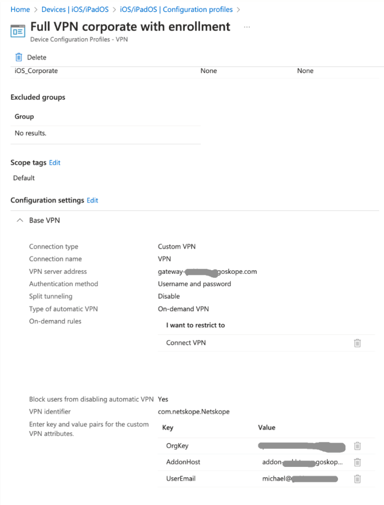 Deploy Client On Ios Using Intune Netskope Knowledge Portal