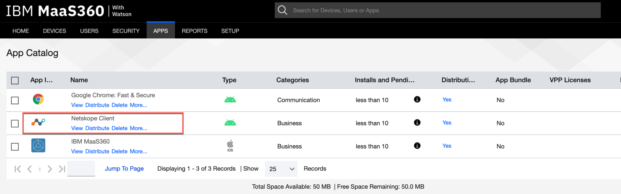 Deploy Client on Android Using IBM MaaS360 - Netskope Knowledge Portal