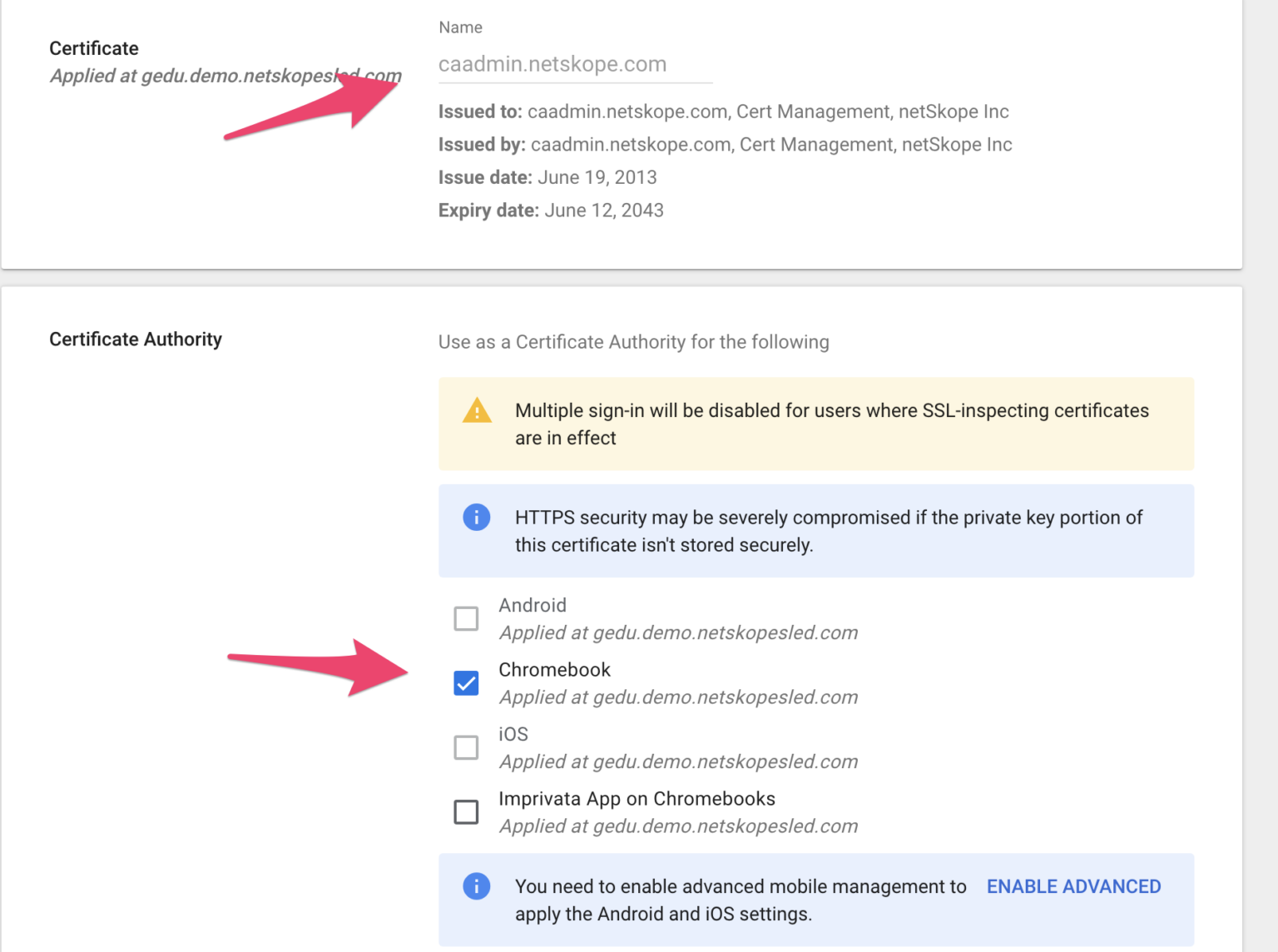 Netskope Explicit Proxy for Chromebooks with Google SAML Forward Proxy ...