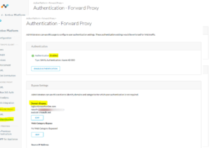 Enable Authentication and Configure SSO Domain Bypass Settings - Netskope Knowledge Portal