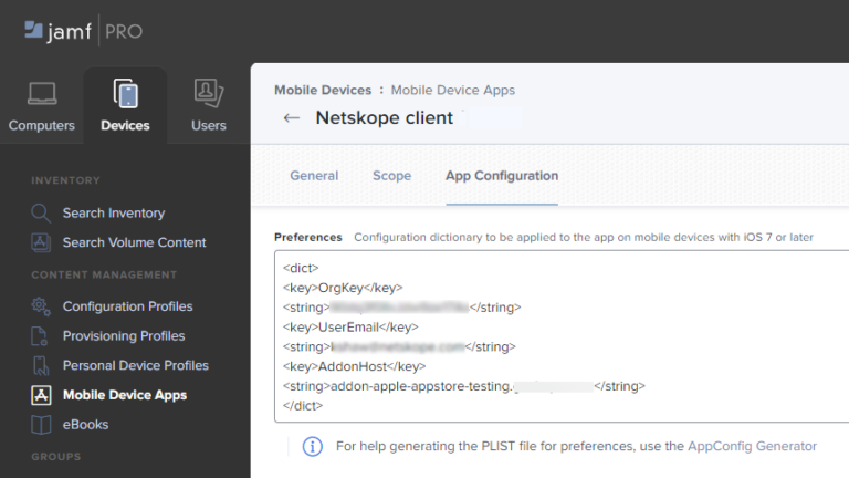 Jamf Pro - Netskope Knowledge Portal