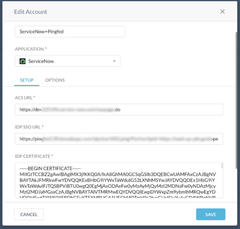 Reverse Proxy for ServiceNow with Pingfed IdP - Netskope Knowledge Portal