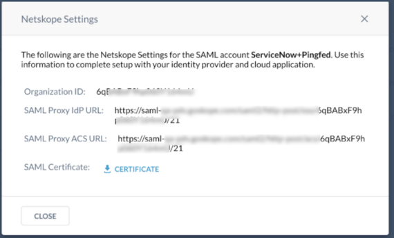Reverse Proxy for ServiceNow with Pingfed IdP - Netskope Knowledge Portal