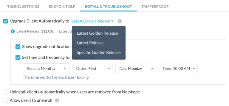 Netskope Client Configuration - Netskope Knowledge Portal