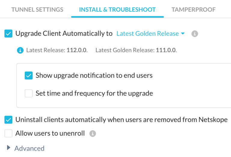 Netskope Client Configuration - Netskope Knowledge Portal