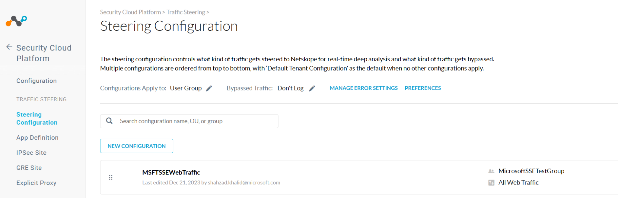 Microsoft and Netskope SSE Coexistence - Netskope Knowledge Portal