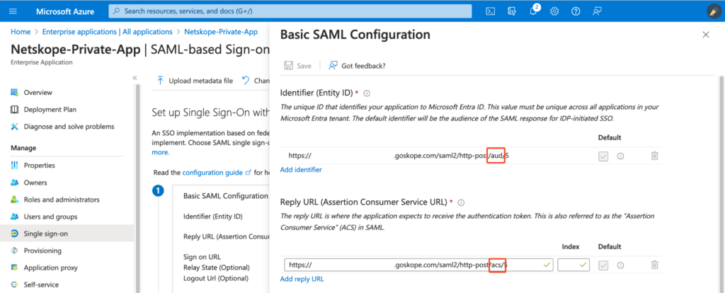 Configure Browser Access with Microsoft Entra - Netskope Knowledge Portal