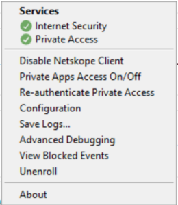 Using Netskope Client - Netskope Knowledge Portal