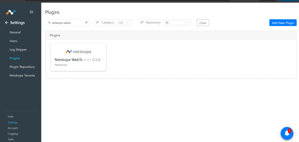 WebTx Plugin for Log Shipper - Netskope Knowledge Portal