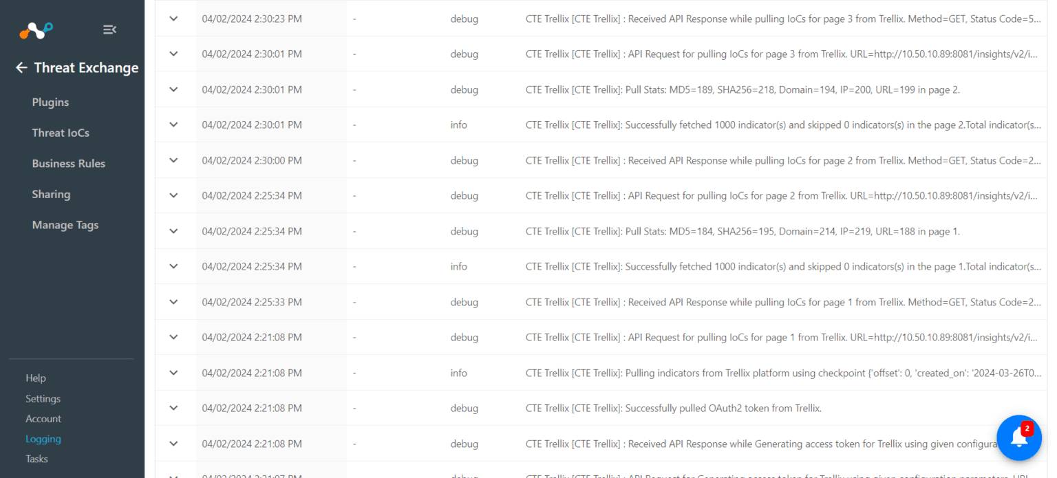 Trellix Plugin for Threat Exchange - Netskope Knowledge Portal