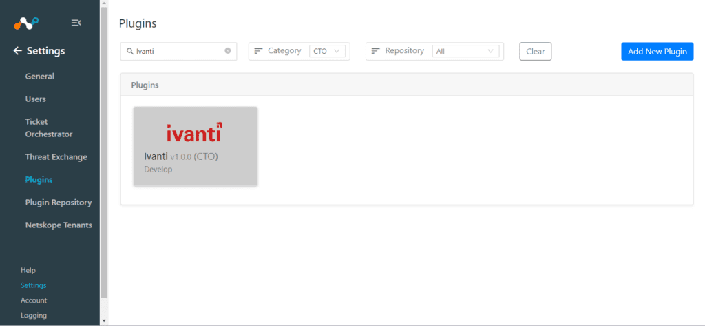 Ivanti Plugin for Ticket Orchestrator - Netskope Knowledge Portal