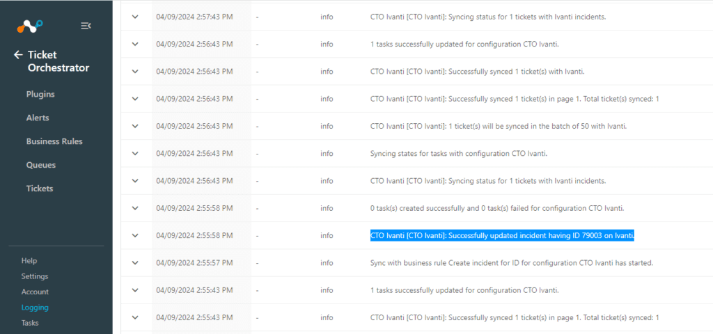 Ivanti Plugin for Ticket Orchestrator - Netskope Knowledge Portal