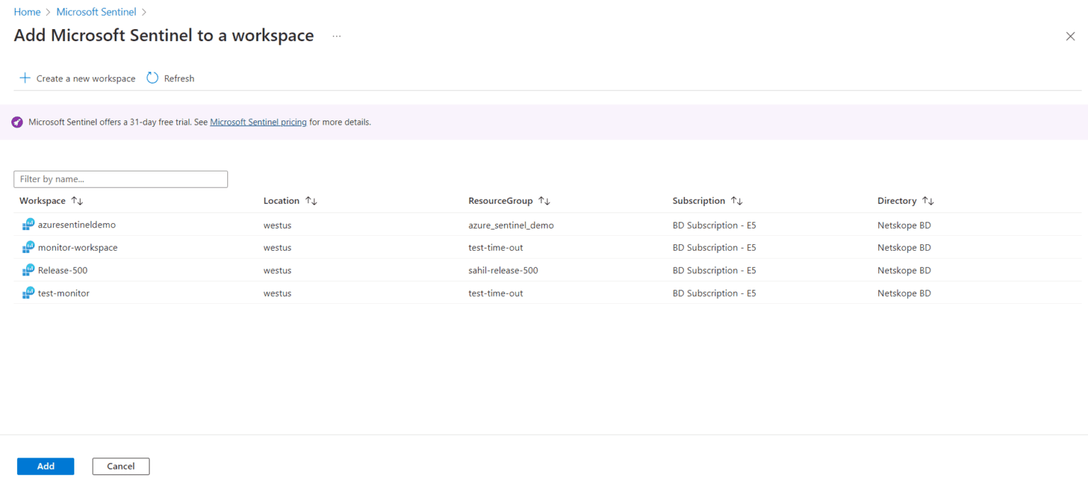Microsoft Sentinel Plugin for Log Shipper - Netskope Knowledge Portal