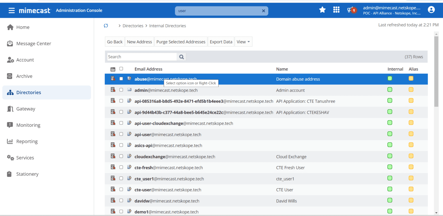 Mimecast Plugin for Threat Exchange - Netskope Knowledge Portal