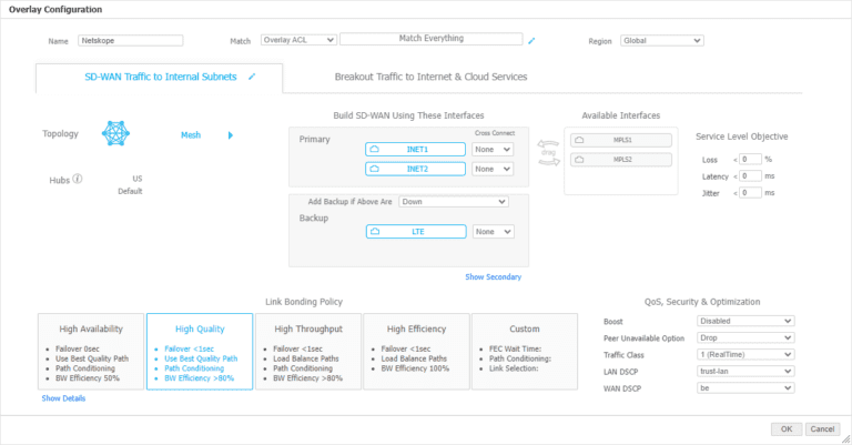 Netskope IPSec with Aruba EdgeConnect SD-WAN - Netskope Knowledge Portal
