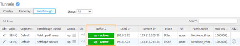 Netskope IPSec with Aruba EdgeConnect SD-WAN - Netskope Knowledge Portal