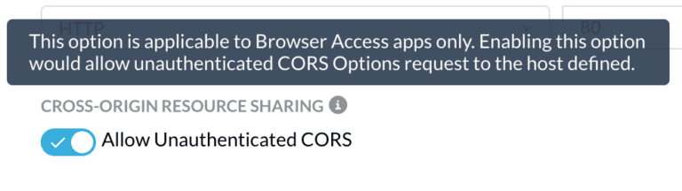 Enable CORS OPTIONS Request over Browser Access - Netskope Knowledge Portal
