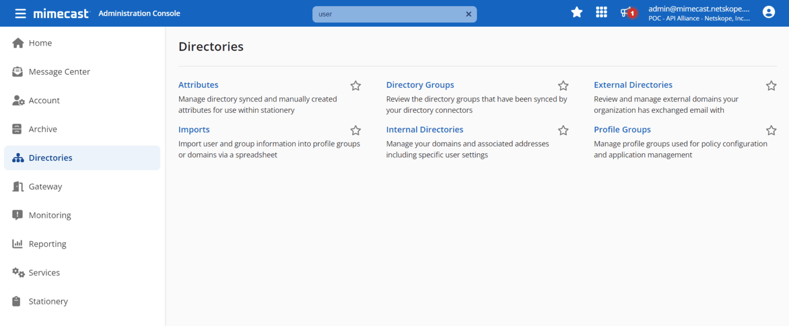 Mimecast Plugin for User Risk Exchange - Netskope Knowledge Portal