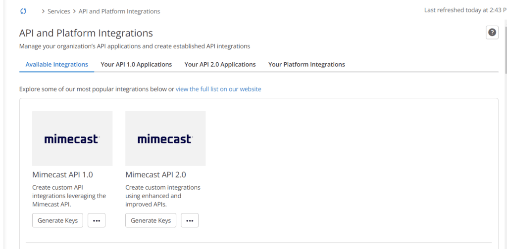 Mimecast Plugin for User Risk Exchange - Netskope Knowledge Portal