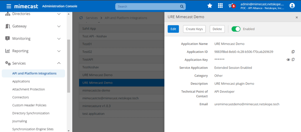 Mimecast Plugin for User Risk Exchange - Netskope Knowledge Portal