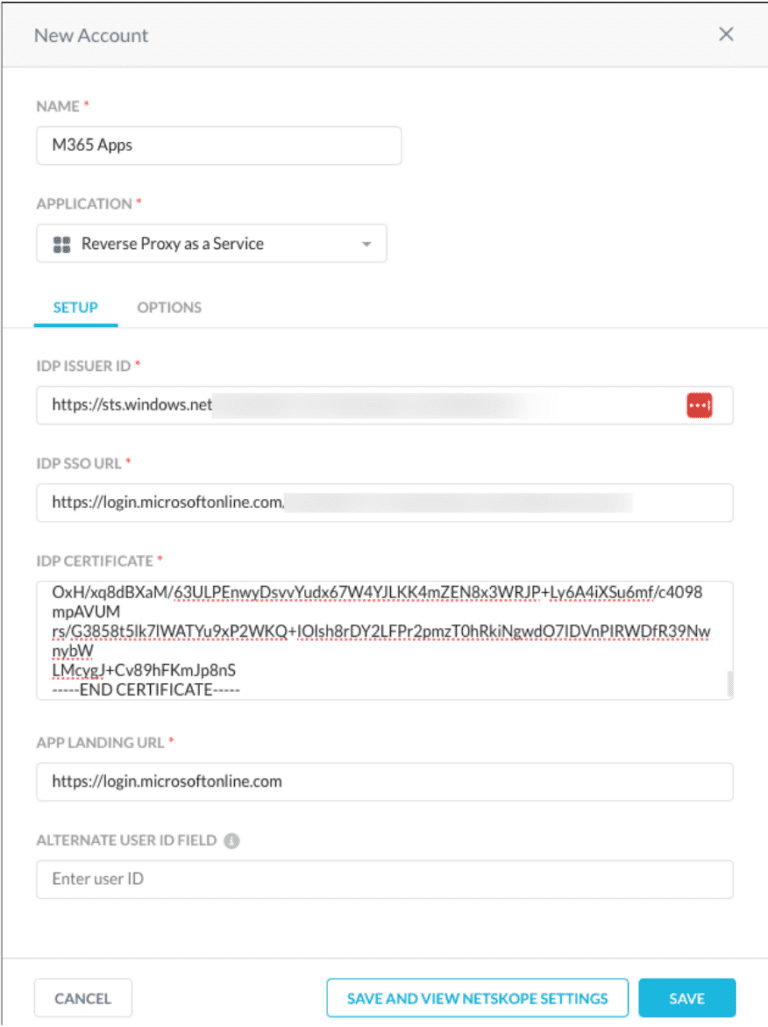 Reverse Proxy as a Service with Microsoft Entra ID - Netskope Knowledge ...