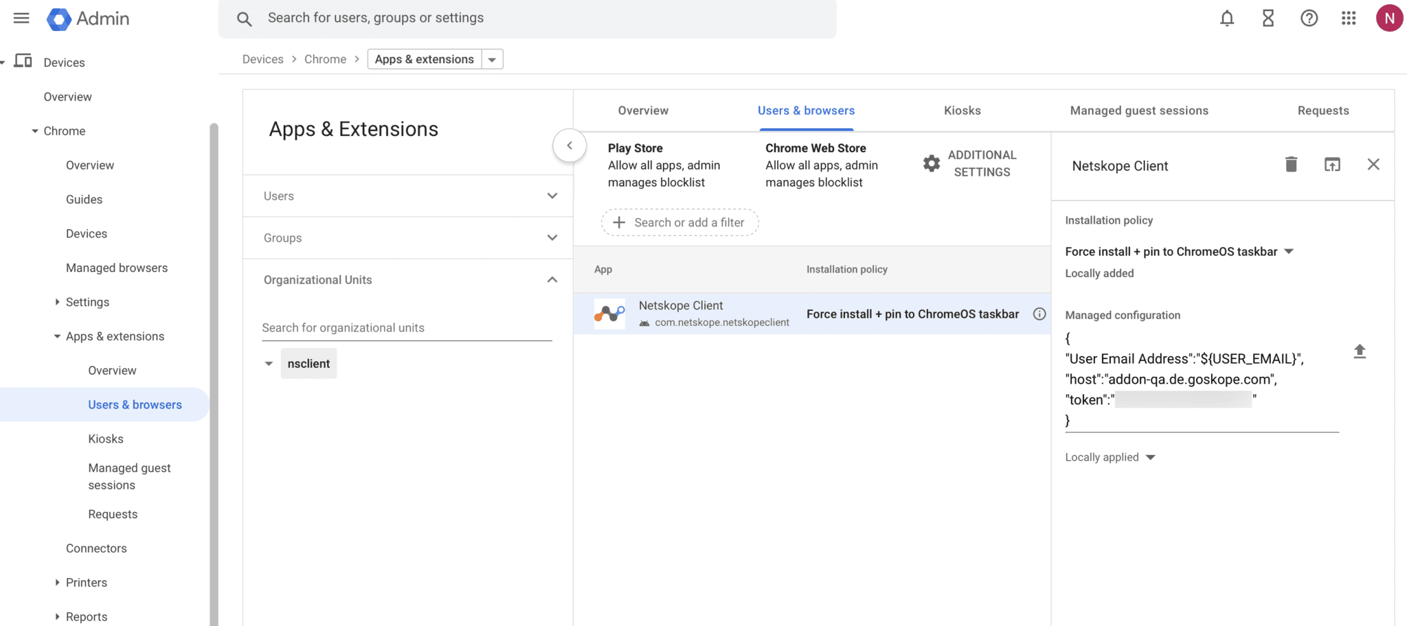 Netskope Client For Android and ChromeOS - Netskope Knowledge Portal Netskope Client For Android and ChromeOS - Netskope Knowledge Portal