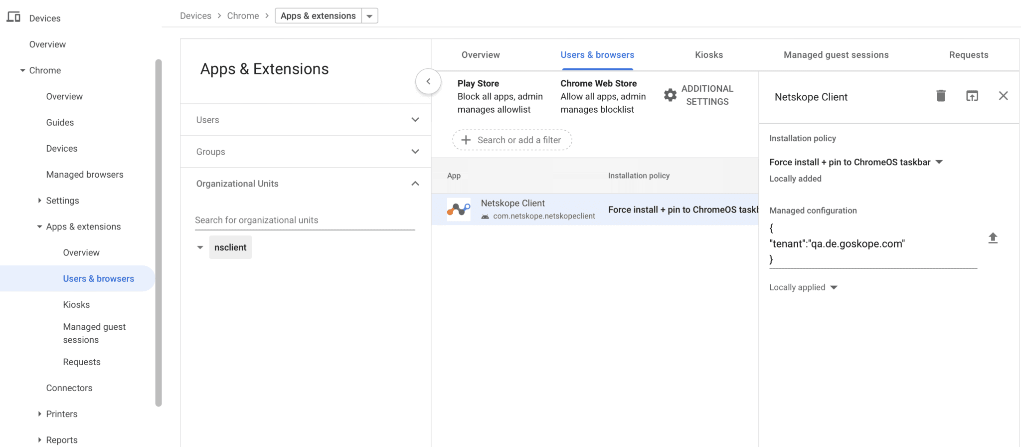 Netskope Client For Android and ChromeOS - Netskope Knowledge Portal