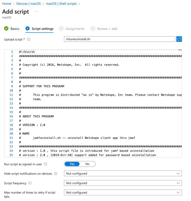 Uninstalling the Netskope Client - Netskope Knowledge Portal