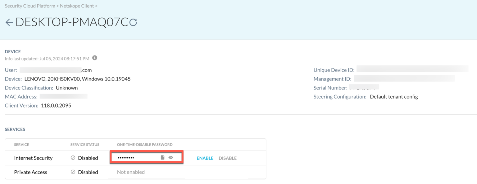 Netskope Client Configuration - Netskope Knowledge Portal