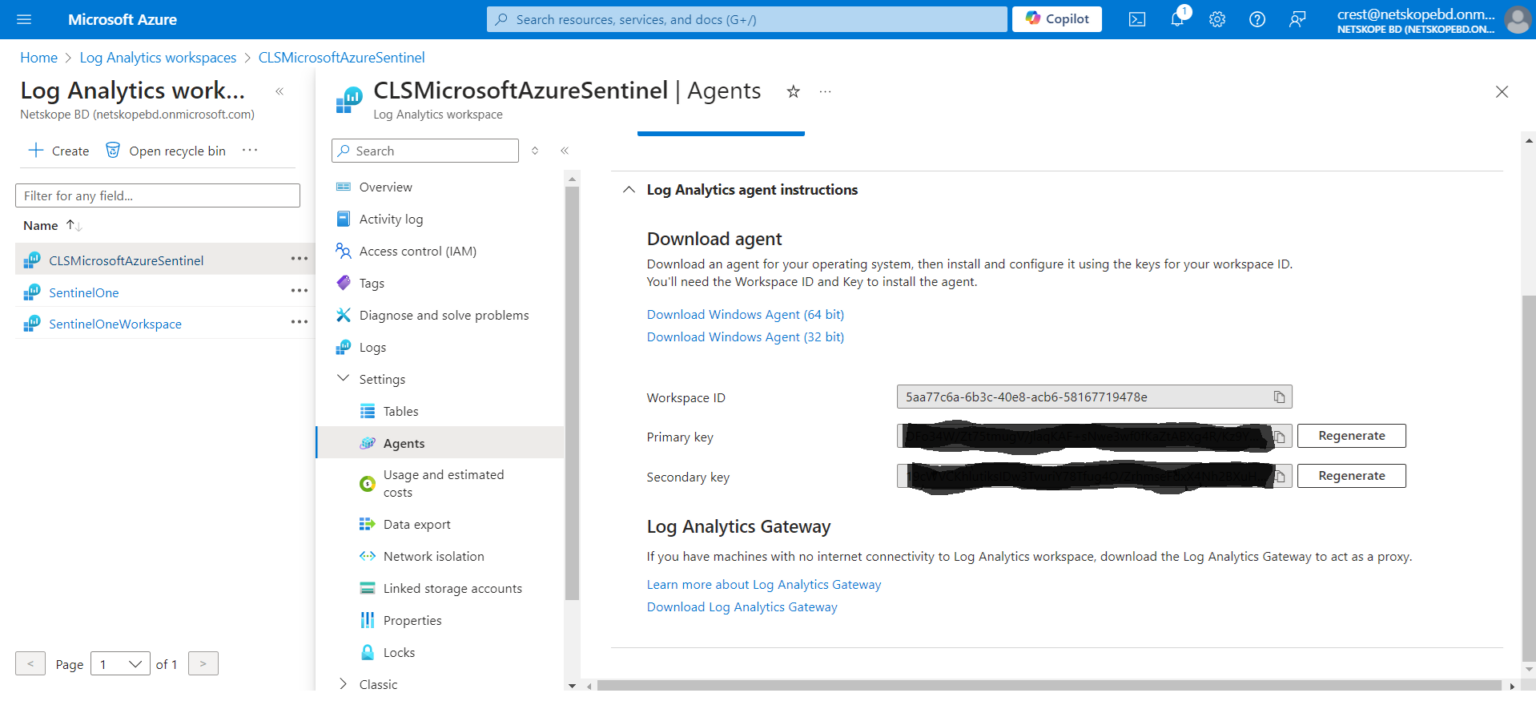 Microsoft Sentinel Plugin for Log Shipper - Netskope Knowledge Portal
